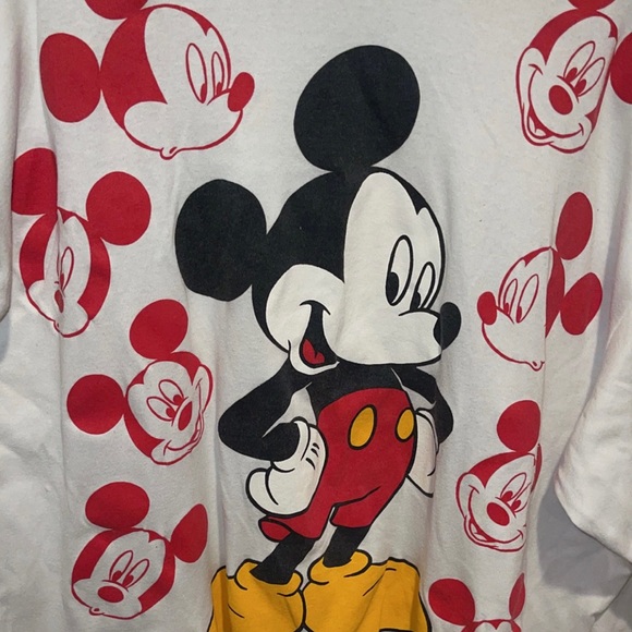 Disney | Tops | Vintage Disney Mickey Mouse Mock Neck | Poshmark